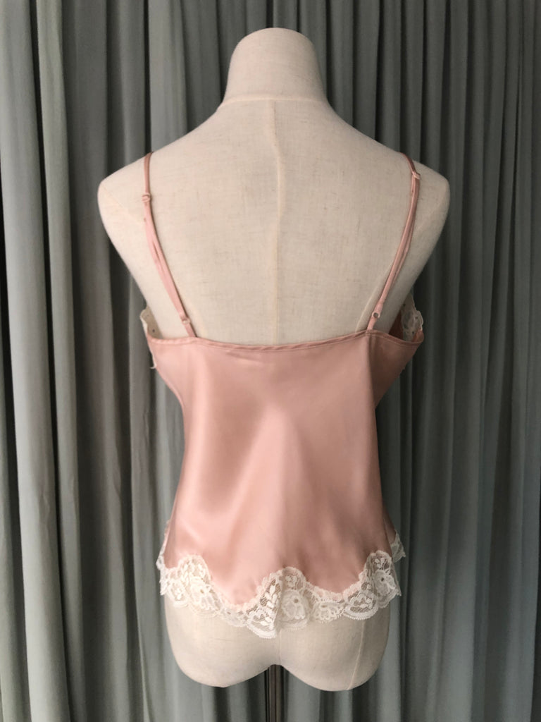 Dusty Pink Satin Cami Top – The Wed Genie